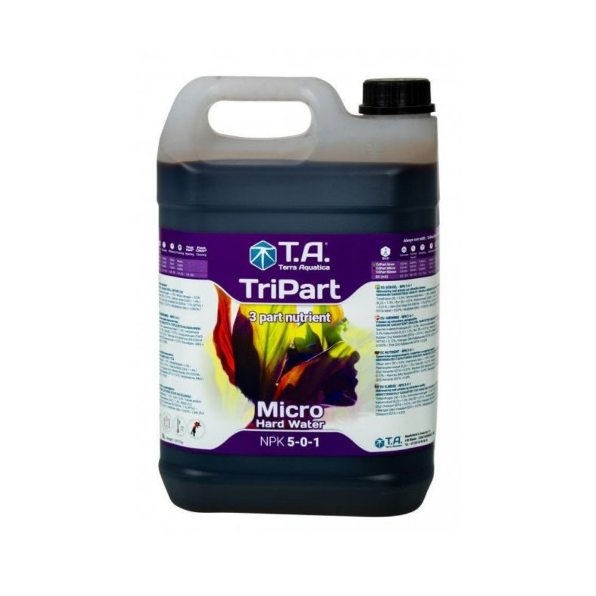 T.A. TriPart Micro HW (Hardt Vann) 5L | Mikronæring | Plantsy.no