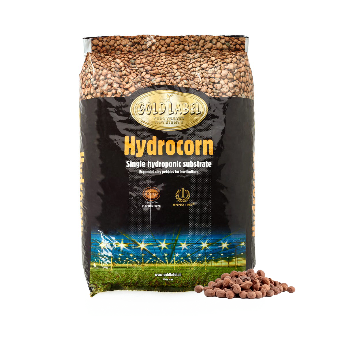 Gold Label Hydrocorn LECA 45L | Profesjonell LECA | Plantsy.no
